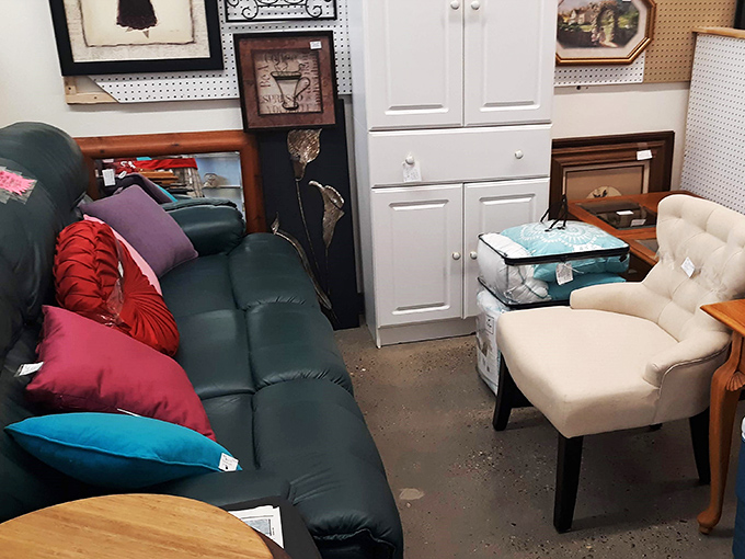 Take a load off and stay awhile. This cozy corner invites you to imagine these chairs in your own living room.