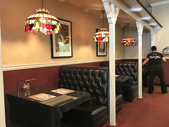 Slide into these booths and slide back in time. With decor this charming, you half expect the Fonz to walk in any minute.
