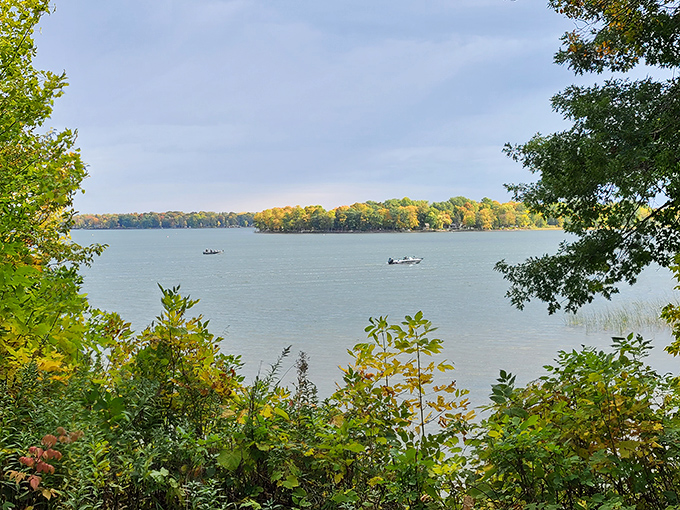 Lake life at its finest! Mille Lacs spreads out like nature's own infinity pool, complete with complimentary boat show.