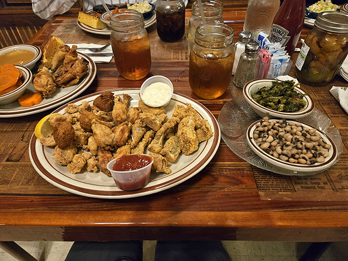 A Southern spread that would make your grandma proud (and a little competitive). It's comfort food with a side of adventure!