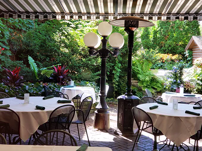 Al fresco dining that's more "ooh la la" than "ope, sorry!" Jax Cafe's patio is a secret garden where steaks and stories are equally well-seasoned.