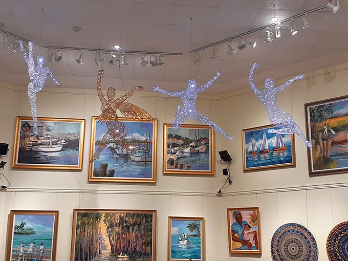 Ahoy, art lovers! These nautical scenes are so vivid, you can almost hear the seagulls and feel the ocean breeze. Just add a pi&ntilde;a colada!