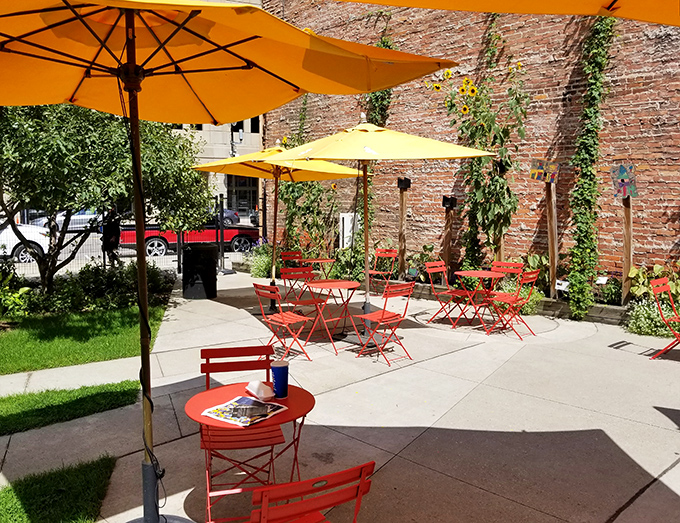 Who says you can't teach an old dog new tricks? Lafayette's charming patio brings a fresh air twist to classic coney dining.