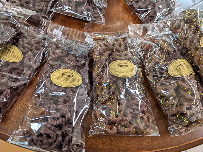 Pretzels gone wild! These chocolate-covered twists are what happens when salty meets sweet in a delicious dance of flavor.