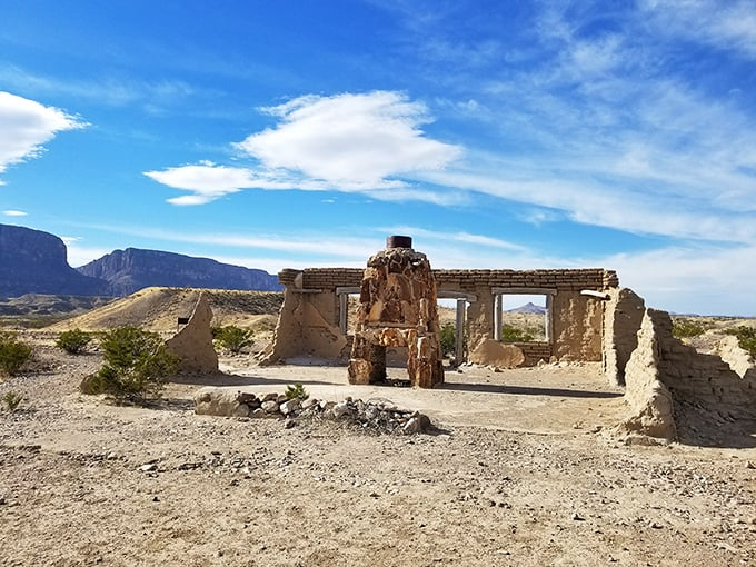 Ghost town chic! This abandoned building is giving serious "Fixer Upper" vibes &ndash; Chip and Joanna, are you seeing this?