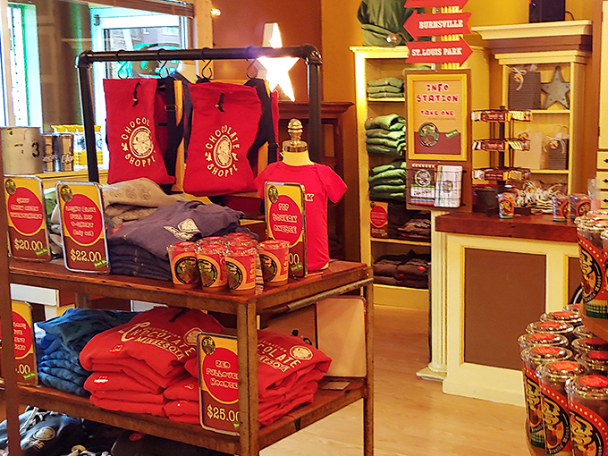 Wear your chocolate love on your sleeve &ndash; literally! These souvenirs let you take a piece of the magic home.