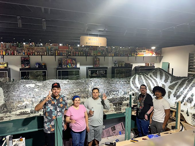 The dream team behind the scenes! These passionate curators are the real-life toy story heroes, keeping childhood magic alive.