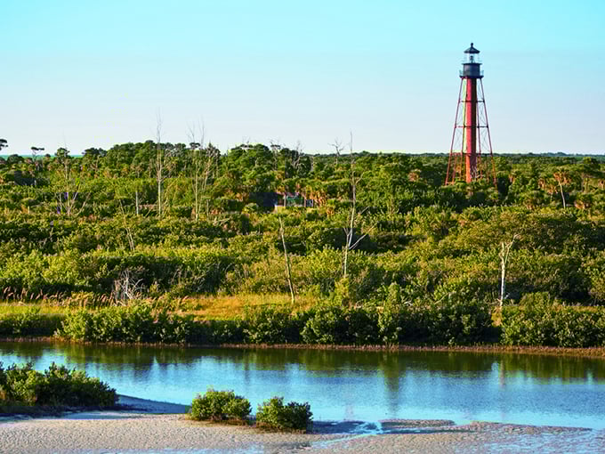 Anclote Key: The lighthouse that takes social distancing to a whole new level. Three miles offshore, to be exact!