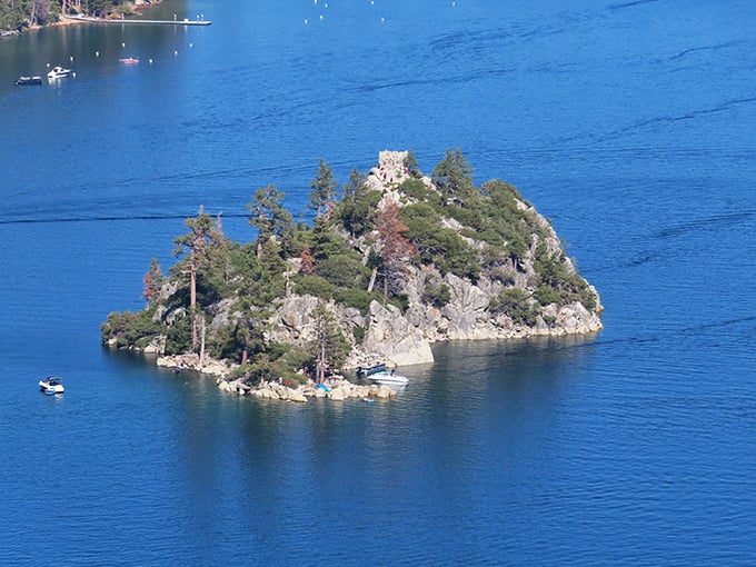 Emerald Bay: Lake Tahoe's supermodel &ndash; stunningly beautiful and not afraid to show it.