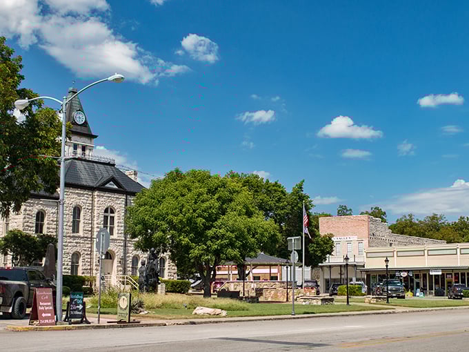 Dinosaur tracks meet down-home tracks. It's Jurassic Park meets Yellowstone, with a side of Texas BBQ.