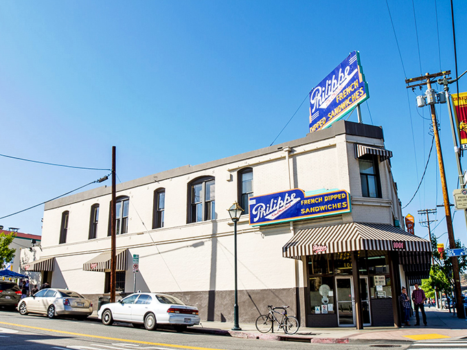 Philippe The Original: Where sawdust floors meet gourmet sandwiches. This LA legend has been dipping French rolls since before it was cool!
