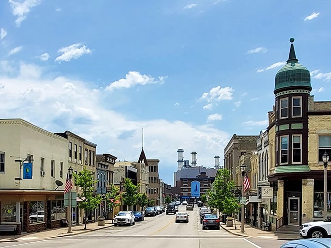 Port Washington: Where maritime charm meets Midwest hospitality. This street is so quaint, it could make a sailor trade in his sea legs for land legs.