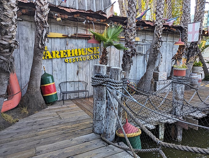 Ahoy, flavor seekers! The Warehouse Restaurant brings nautical charm to dry land. It's like dining on a pirate ship – but with better hygiene.