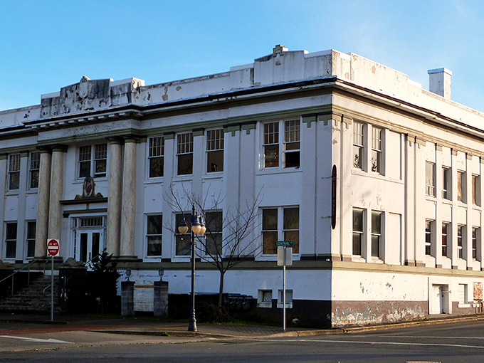 Where civic duty meets the supernatural. Keep an eye out for ghostly council meetings in session!