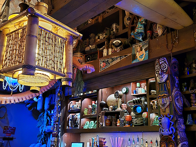 Aloha, adventure! This tiny tavern packs more puns and special effects than you can shake a tiki torch at.