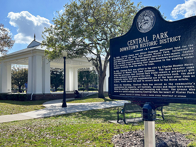 Winter Park's Park Avenue: Chic boutiques, sidewalk cafes, and Spanish moss. It's like the Hamptons took a Florida vacation!