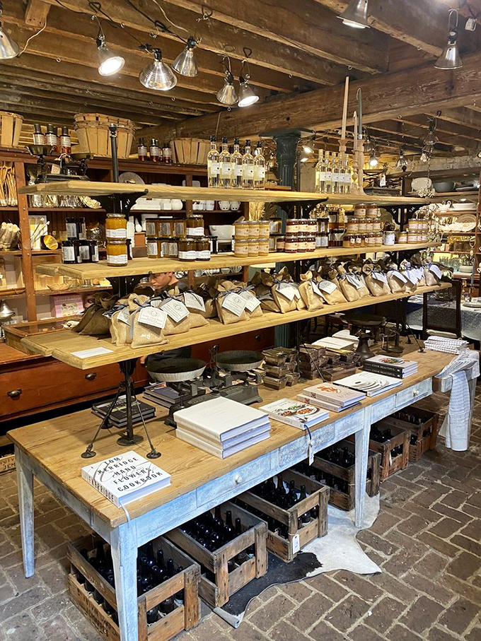 A cellar that's more treasure trove than storage space. Indiana Jones would trade his whip for a shopping basket here.