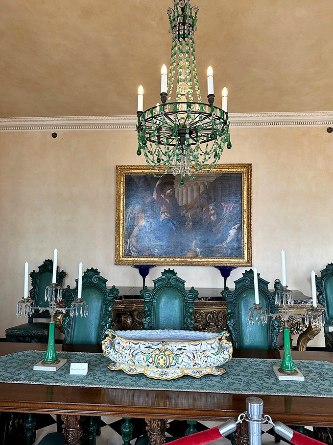 That chandelier's not just lighting up the room &ndash; it's stealing the show! Talk about some serious bling-spiration.