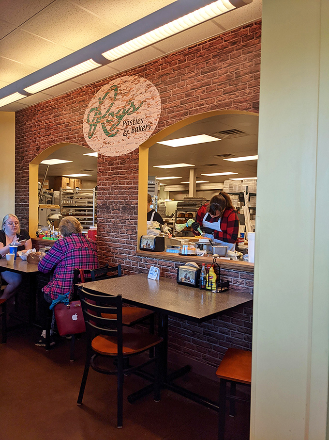 Happy customers, full bellies! Roy's dining area is where pastry dreams come true and diet resolutions go to die (temporarily, of course).