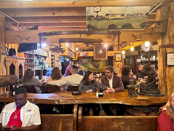 Where strangers become friends over the universal language of great steak. Pass the A1? No need &ndash; this meat speaks for itself.