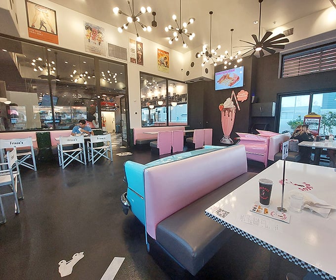 Welcome to the diner of your dreams, where the d&eacute;cor is as colorful as the characters from "Grease" and twice as fun.