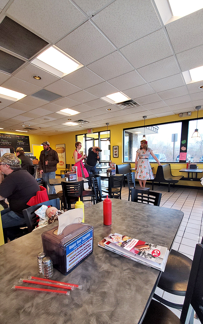 Where everybody knows your name &ndash; or at least your favorite order! The bustling dining room is a testament to G & L's local charm.