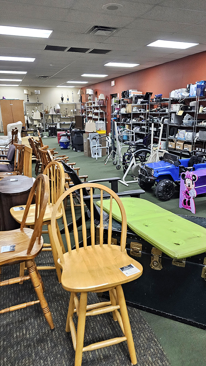 From retro record players to modern gadgets, this electronics section is a tech lover's paradise.