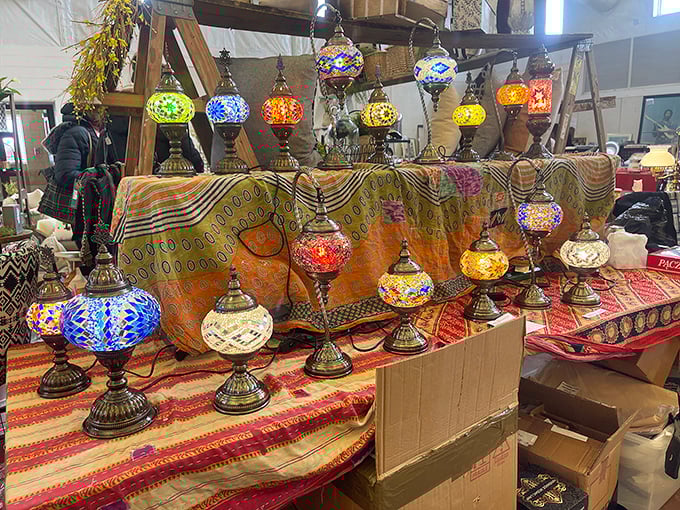 Illuminating finds! These colorful lamps could turn any room into a 1001 Arabian Nights fantasy suite.