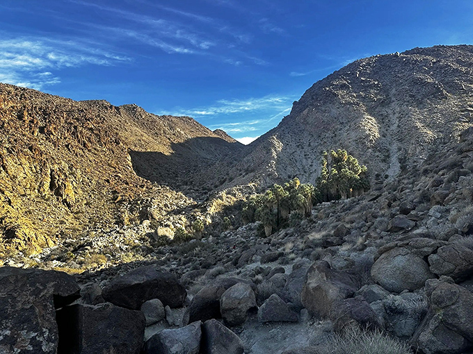 A view that'll make your jaw drop faster than you can say "panoramic." It's like someone took all the best parts of a Western movie and put them in one frame.