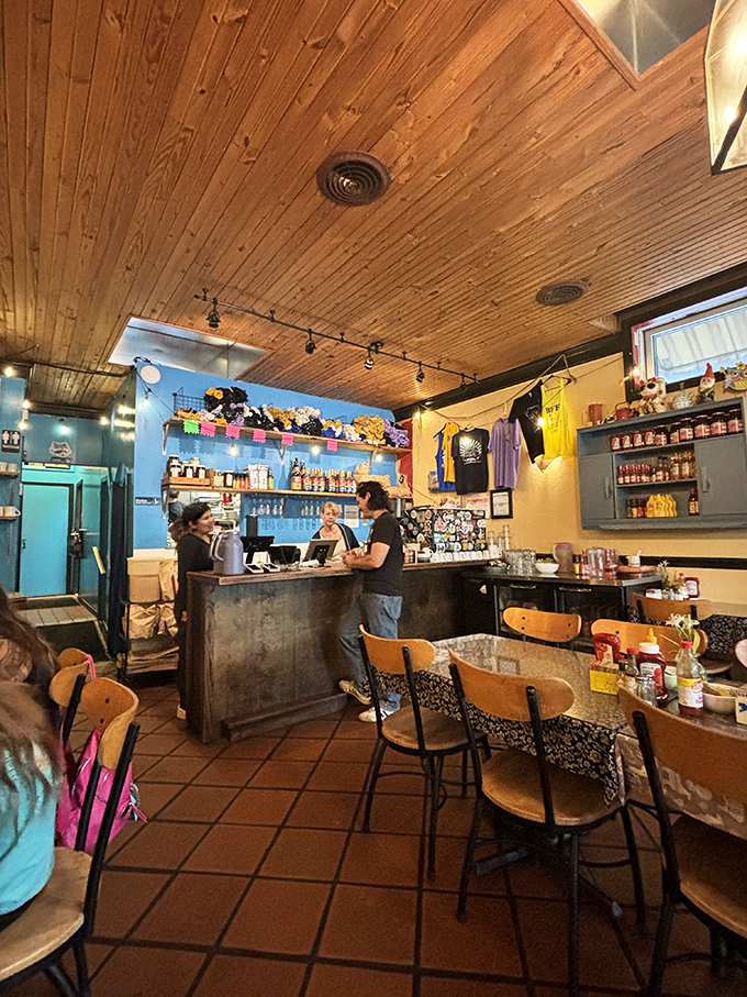 The staff at Sky Blue Cafe: Serving up smiles faster than you can say "more coffee, please!"