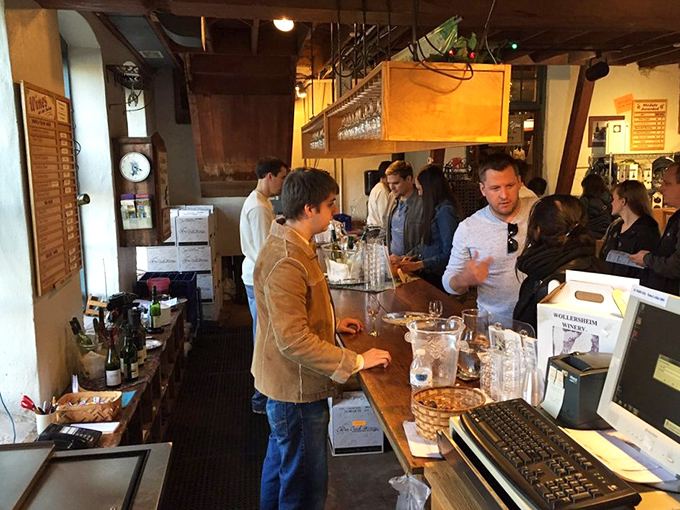 The wine whisperers at work. These friendly faces are the secret ingredient in Cedar Creek's recipe for a perfect tasting experience.