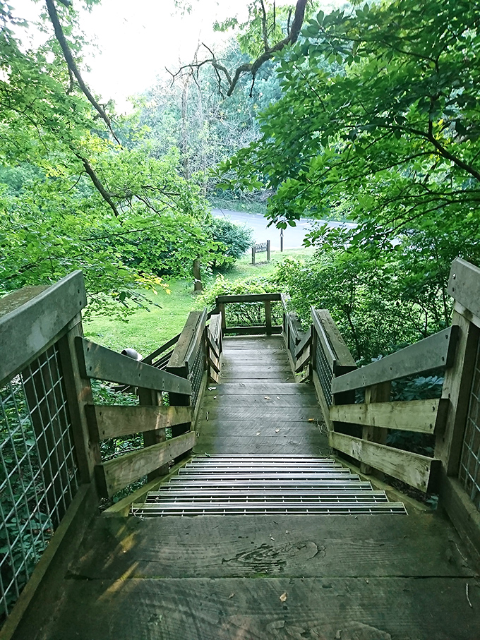 Stairway to heaven? Not quite, but these steps lead to views that'll make your heart sing.