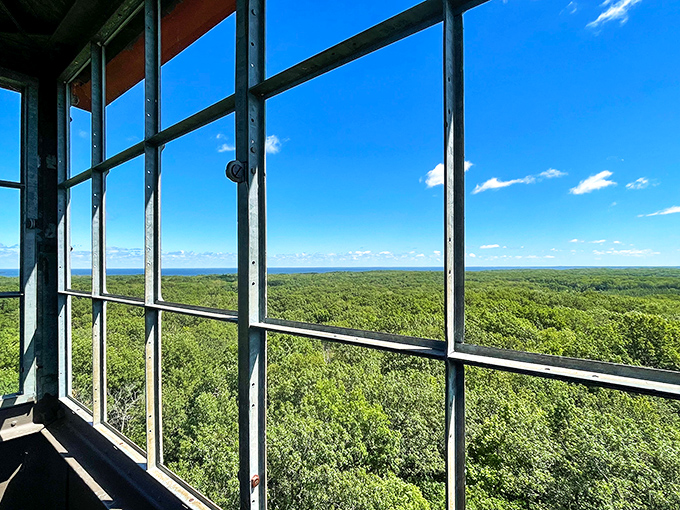 Room with a view? More like a bird's-eye buffet of endless green. It's like Google Earth, but with fresh air and no Wi-Fi required.