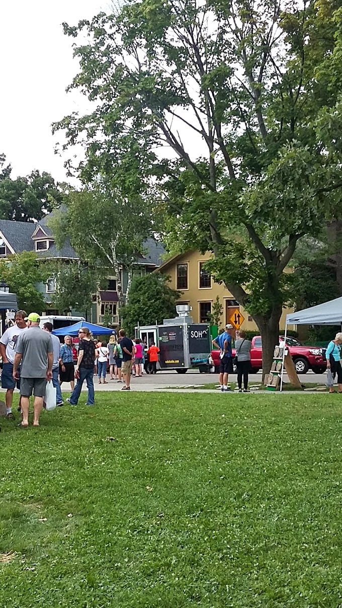 History buffs unite! This lively gathering proves that old houses can still throw a mean block party.