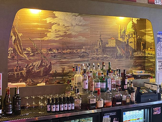 Part bar, part art gallery, all charm. This isn't just a drink selection; it's a liquid history lesson with a side of local flair.