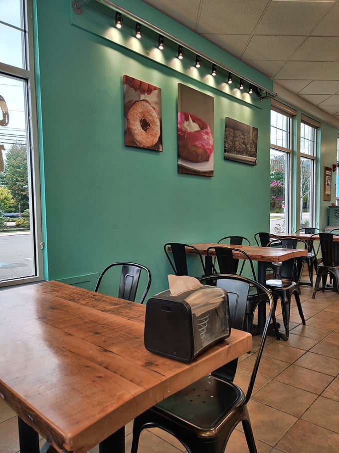 Wall art that speaks to the soul. These donut portraits are basically the Mona Lisa of the pastry world &ndash; mysterious, alluring, and utterly captivating.