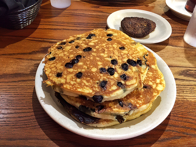 These blueberry pancakes are like a warm hug for your taste buds. Fluffy, fruity, and ready to turn your morning blues into breakfast bliss.