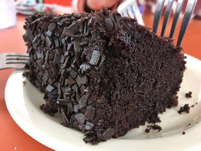 Death by chocolate? Sign me up! This slice of cake is so decadent, it should come with a warning label. Diets, beware &ndash; your days are numbered.