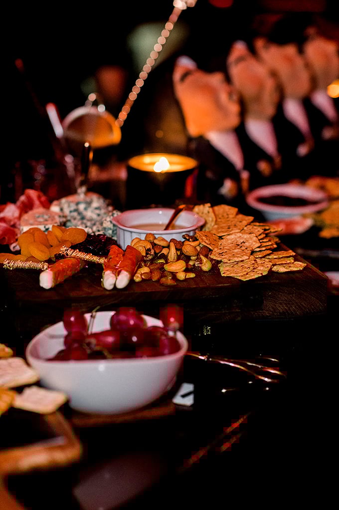 A spread fit for kings... or at least very hungry sinners. This charcuterie board is a work of art that'll make your mouth water and your stomach growl.