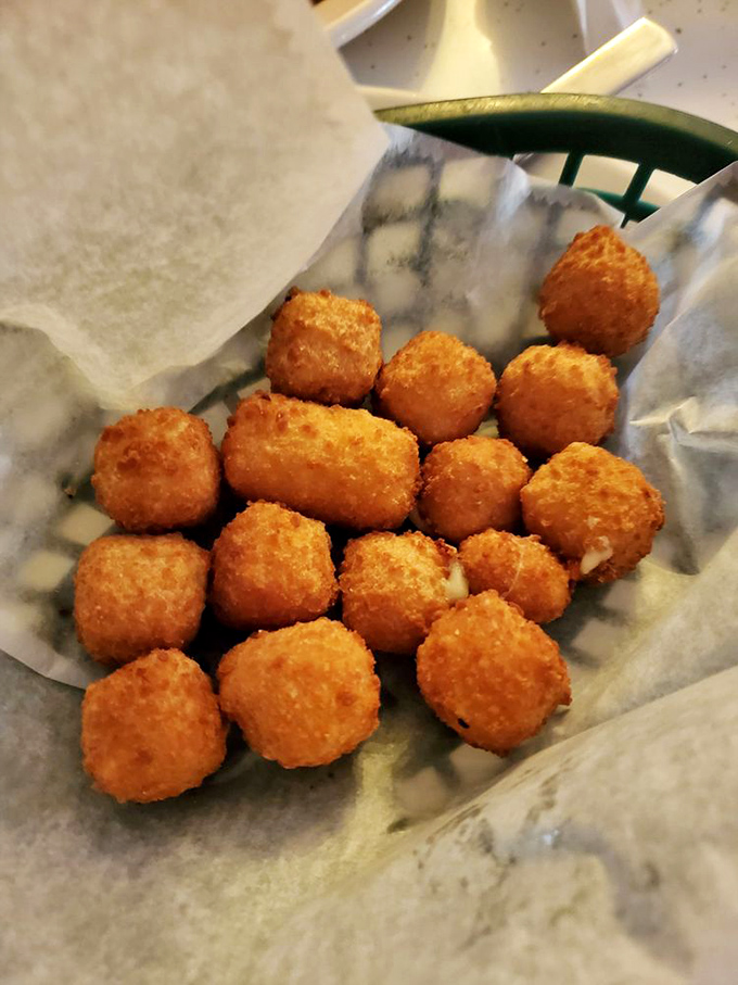 Hello, cheesy goodness! These golden nuggets are so irresistible, they should come with a warning label: "May cause spontaneous happy dances."