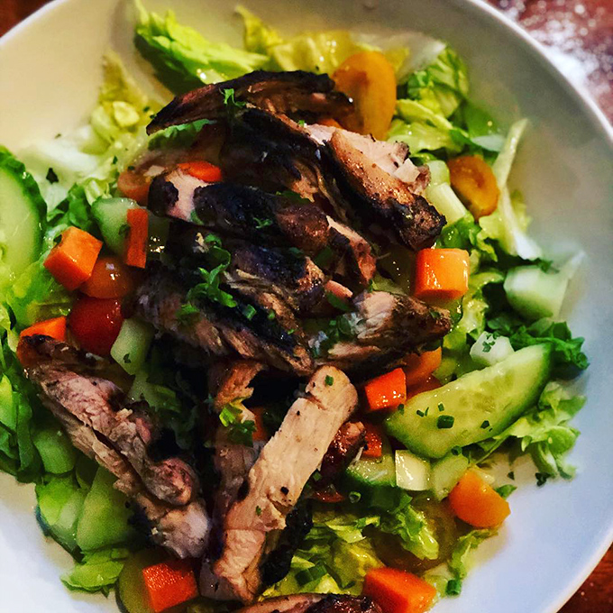 A salad that could convert carnivores. It's like a garden party, but one where the vegetables are the cool kids.