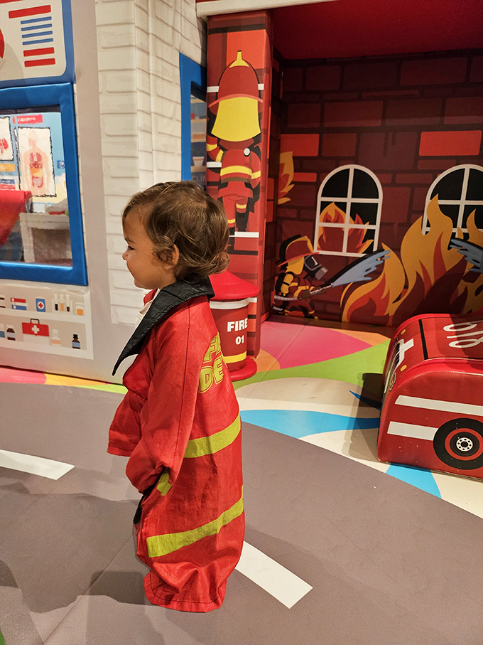 Suit up and save the day in this pint-sized fire station. It's where future heroes learn that not all emergencies involve melting ice cream.