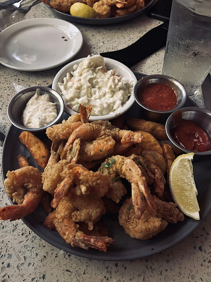 Fried shrimp so good, it'll make you want to hug the chef. Crispy, golden, and more addictive than your favorite Netflix series.
