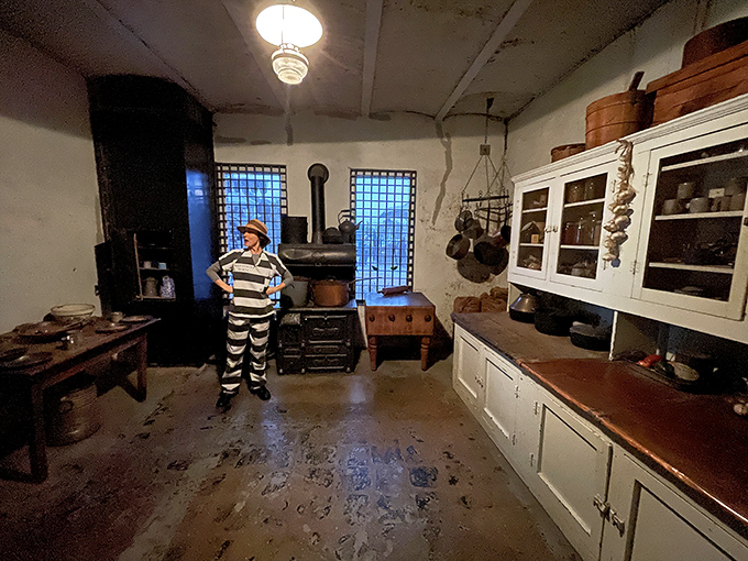 Mess hall or hot new eatery? With decor this authentic, hipsters would line up for avocado toast behind bars 