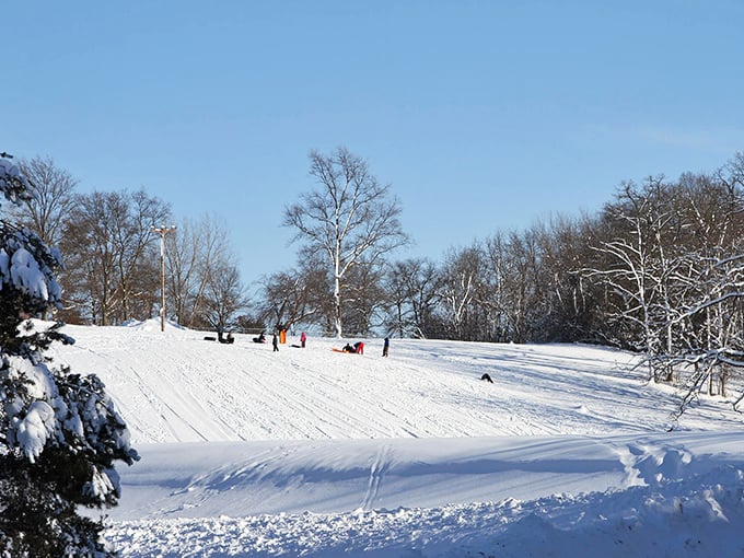 Winter wonderland alert! When snow blankets St. Charles, it transforms into a real-life snow globe &ndash; no shaking required.