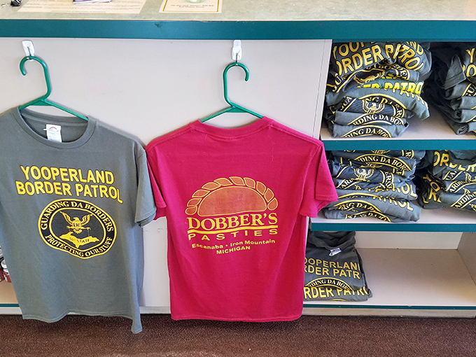 Wear your pasty pride! These shirts are perfect for those "I'm with stupid" moments... when "stupid" is anyone who hasn't tried a pasty.