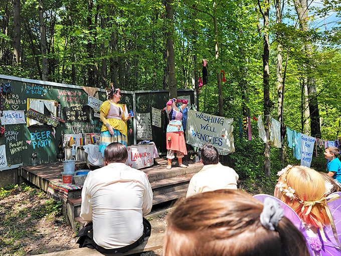 The original stand-up comedy club, medieval style. Expect more "thee" and "thou" in the punchlines.