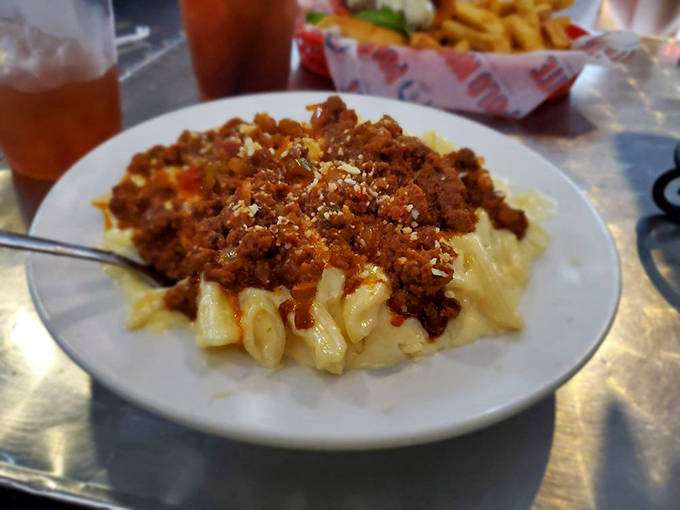 Mac and cheese gets a meaty makeover! This dish is like a hug for your taste buds, with extra protein.