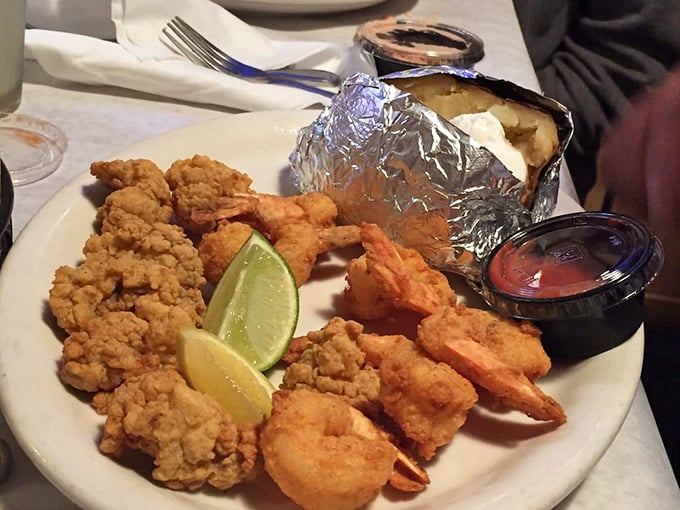 A seafood platter that could make Poseidon himself swap his trident for a fork. It's an oceanic adventure on a plate.