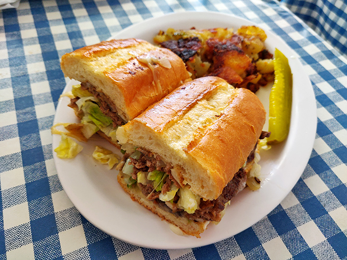 Sandwich perfection! This sub is stacked higher than your to-do list, but infinitely more enjoyable to tackle.